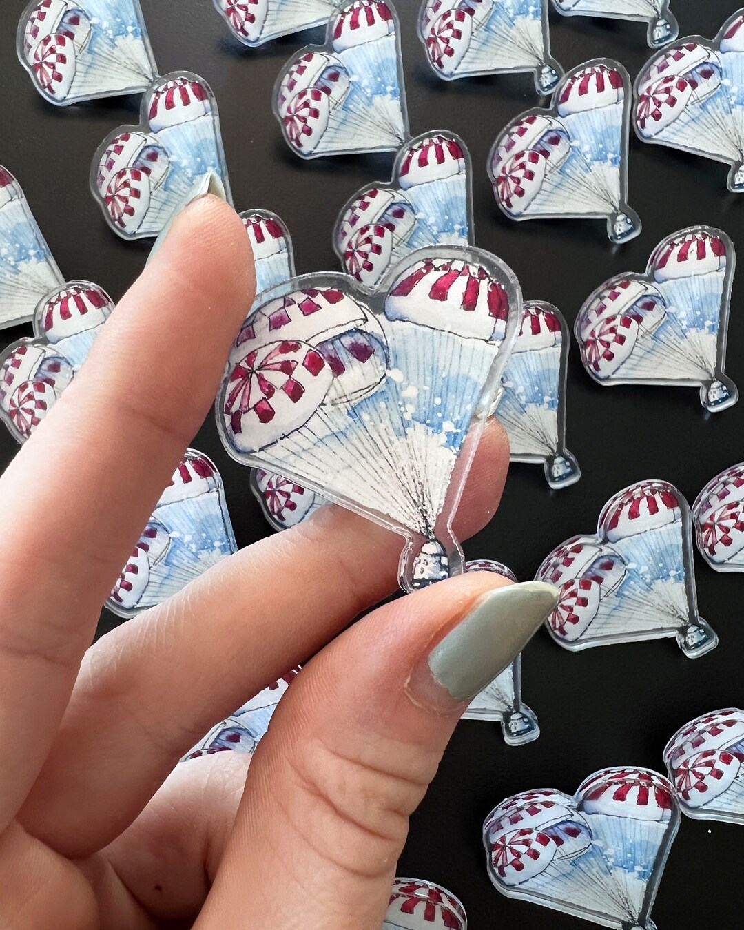 NASA Splashdown Acrylic Pin - Etsy