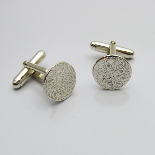 Fingerprint Cufflink - Etsy