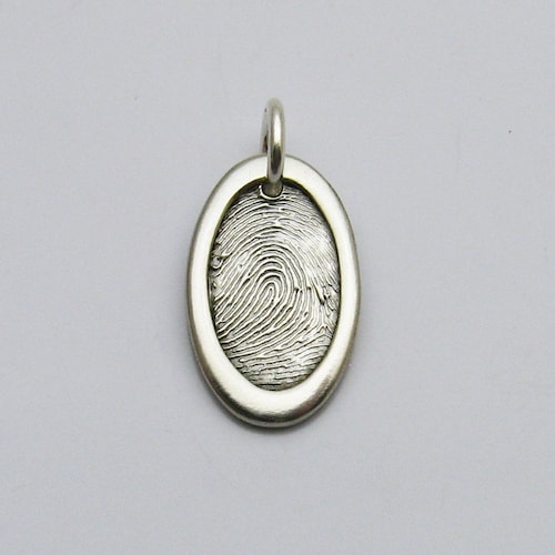 Sterling Silver Fingerprint Necklace Fingerprint Jewelry - Etsy Sterling Silver Fingerprint Necklace Fingerprint Jewelry - Etsy