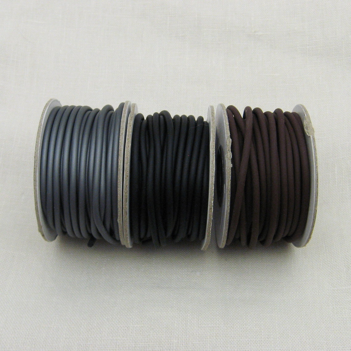 Rubber Cord Necklace Black Rubber Cord 3mm Round Rubber | Etsy