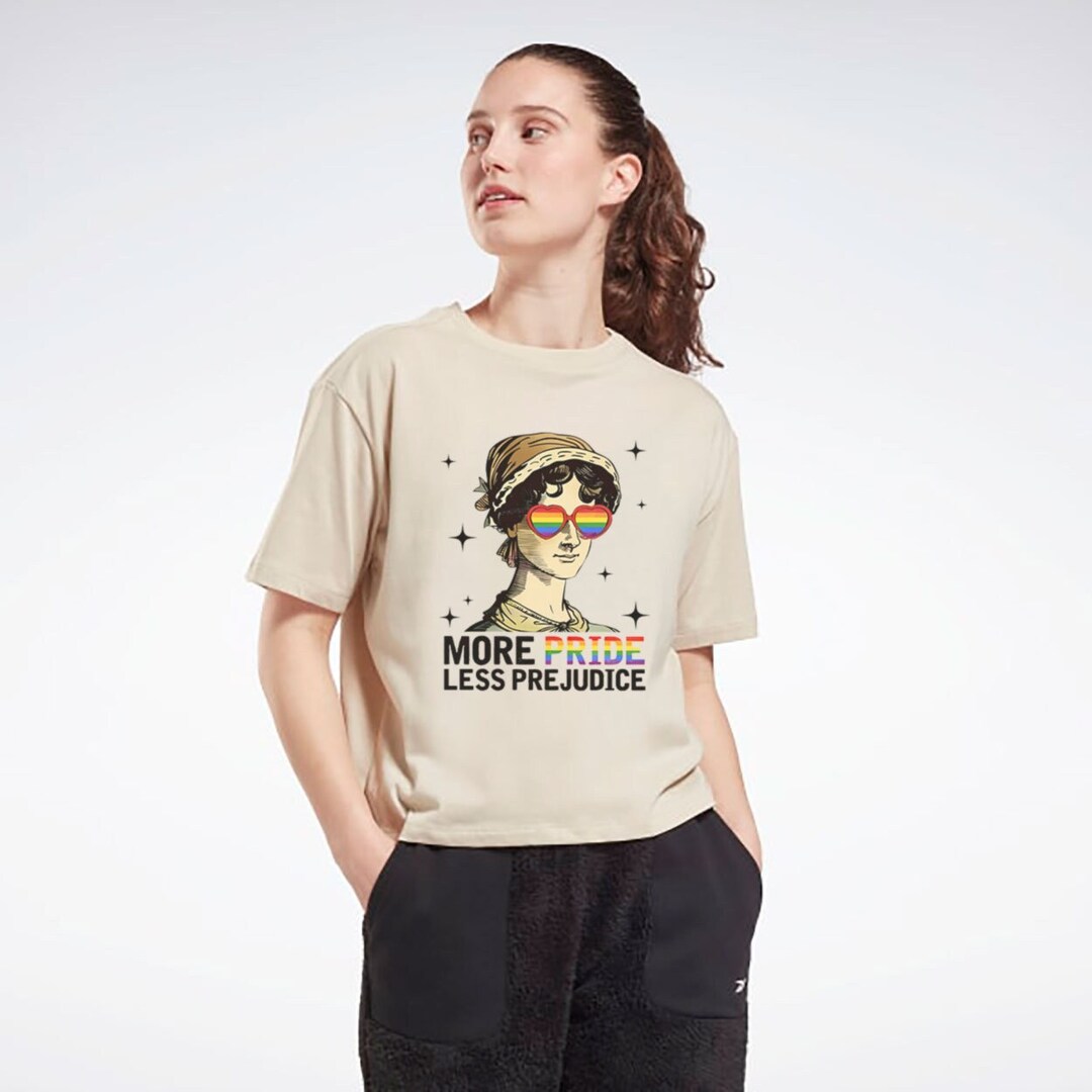 More Pride Less Prejudice LGBTQ Png Jane Austen Png Proud - Etsy
