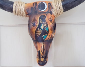 Ceramic Bull Head - Etsy