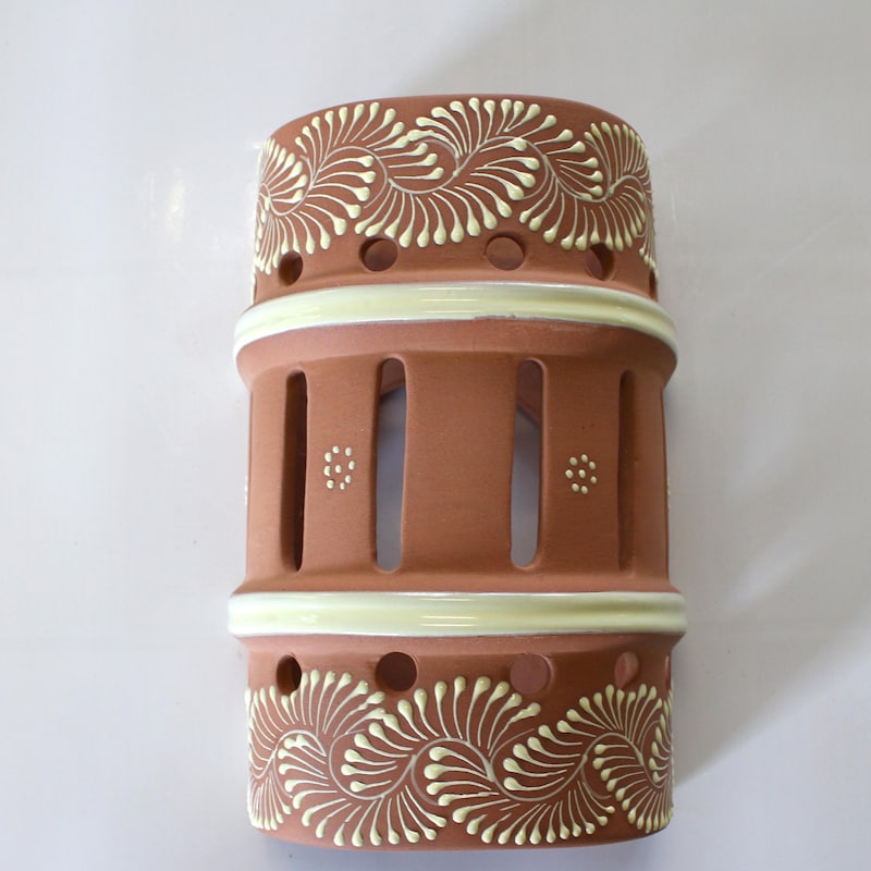 Terracotta Wall Sconce - Etsy