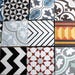 16-various Cement 8x8 Decorative Tiles, Mixed Box, Encaustic, Mission ...