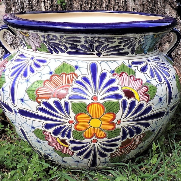 Mexican Pottery Planter - Etsy