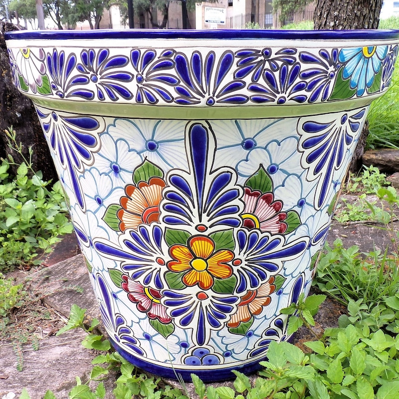 Large Spanish Planters - Etsy