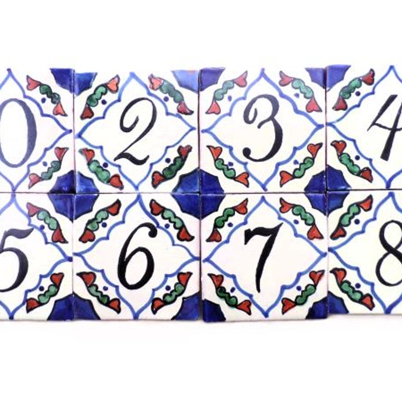 Tile House Numbers - Etsy