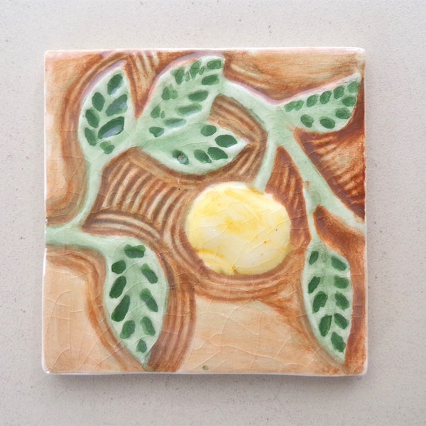Relief Tile - Etsy