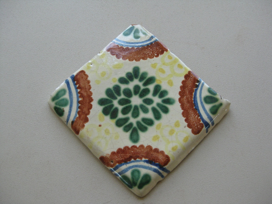 4-DSBN 4x4 Various Double Surface Bullnose Talavera Deco Hand Made ...