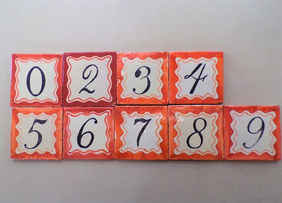 Terracotta Border Talavera Decorative Handpainted Mexican Clay | Etsy