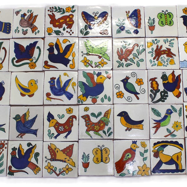 Talavera Tile 12x12 - Etsy