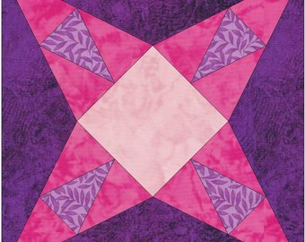 Texas star quilt pattern | Etsy