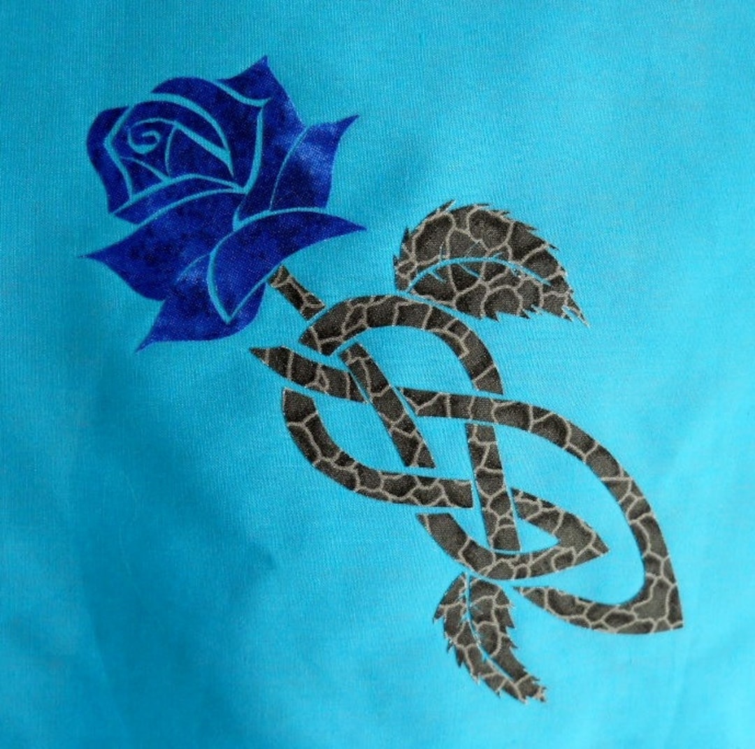 Easy Celtic Knot Rose Quilt Applique Pattern Design - Etsy