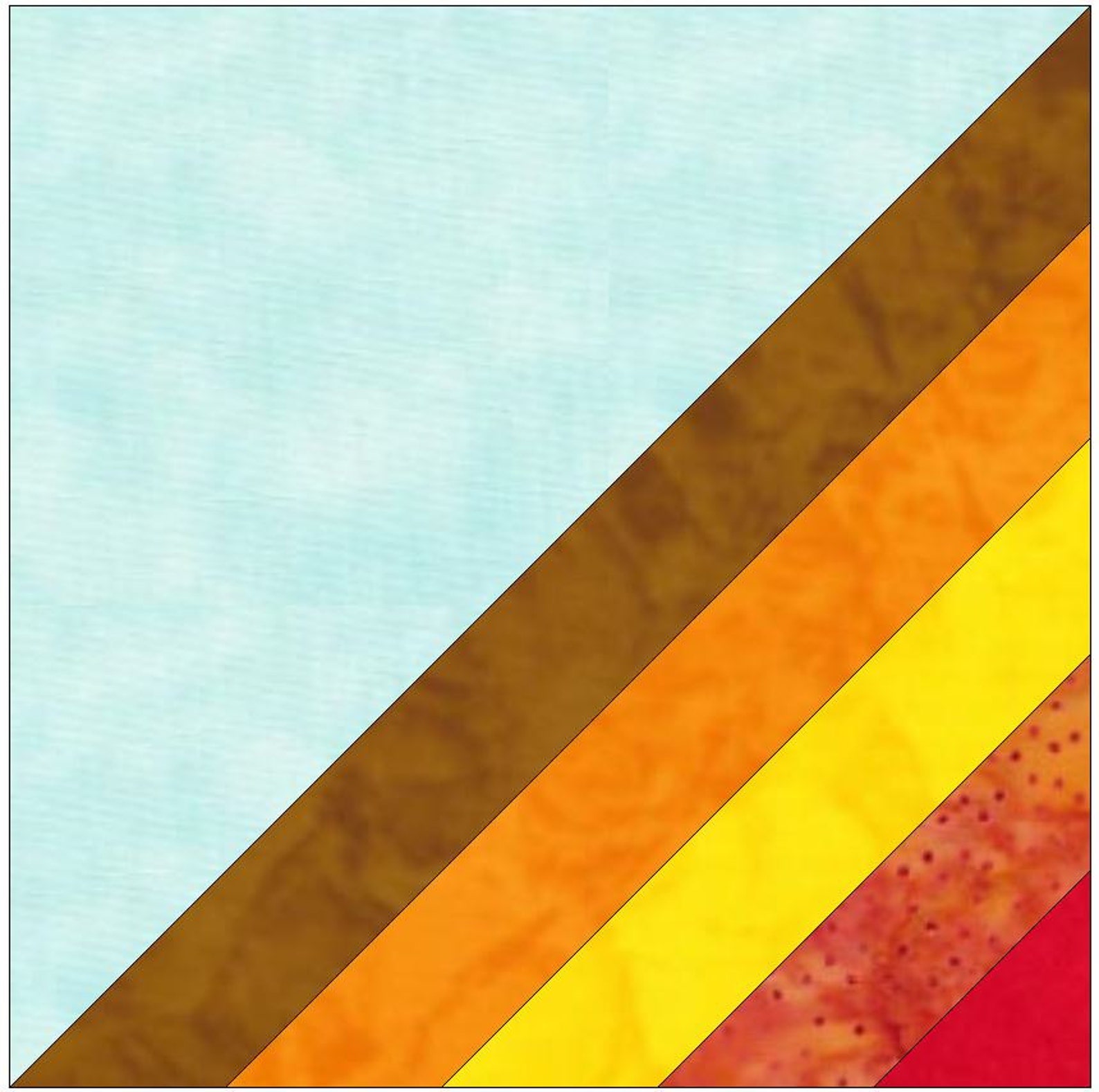 Roman Stripe Quilt Set of 4 Template Quilting Block Patterns - Etsy