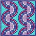 Rick Rack Beauty Quilt Paper Piece Foundation Quilting Block Pattern ...