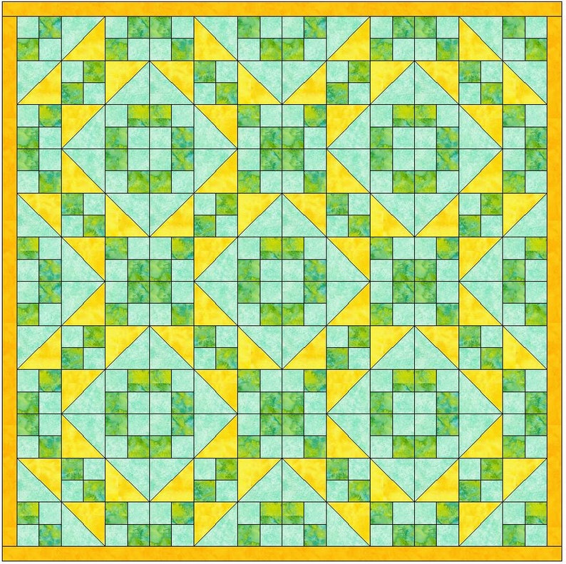 Road to California Quilt Template 15 Inch Block Pattern PDF - Etsy