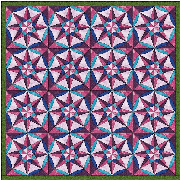 Faceted Star Quilt Pattern - Etsy