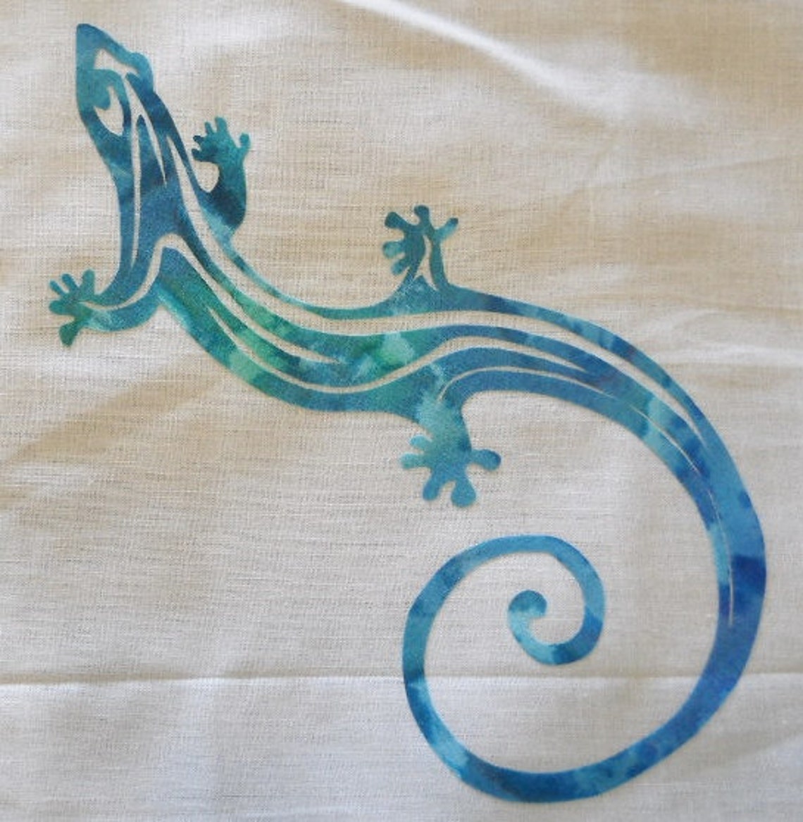 Easy Lizard Quilt Applique Pattern Design | Etsy