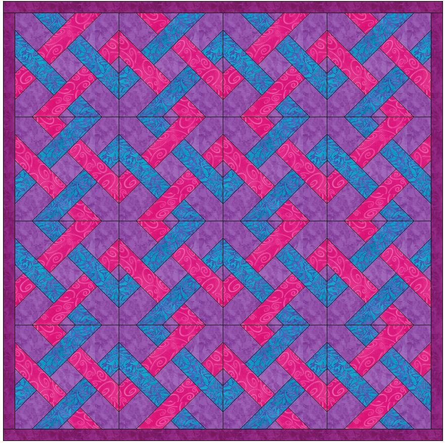 Riley's Knot Quilt Celtic Knots Chain 10 Inch Paper | Etsy