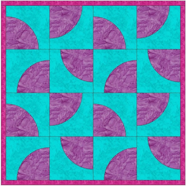 Drunkards Path - Etsy