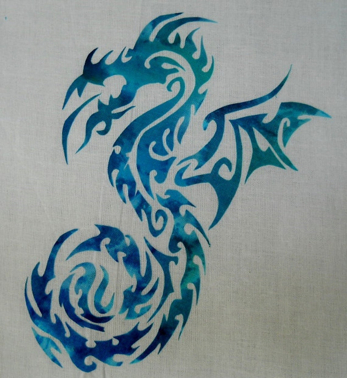 Easy Dragon 2 Quilt Applique Pattern Design - Etsy