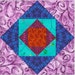 Continuous Squares Quilt Paper Piece Foundation Quilting Block Pattern ...