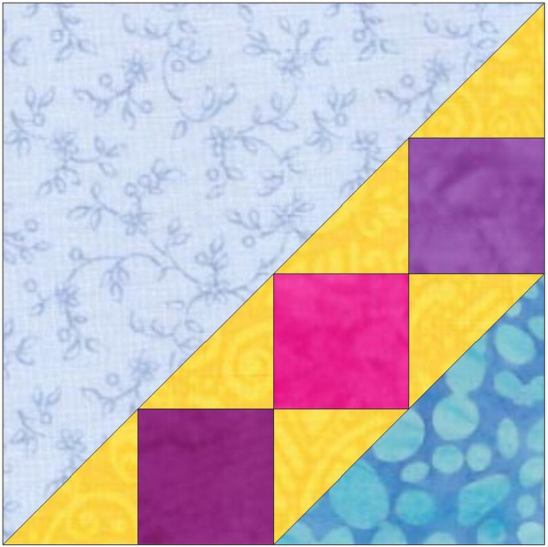 Ladder 4 Quilt Templates Quilting Block Pattern PDF - Etsy