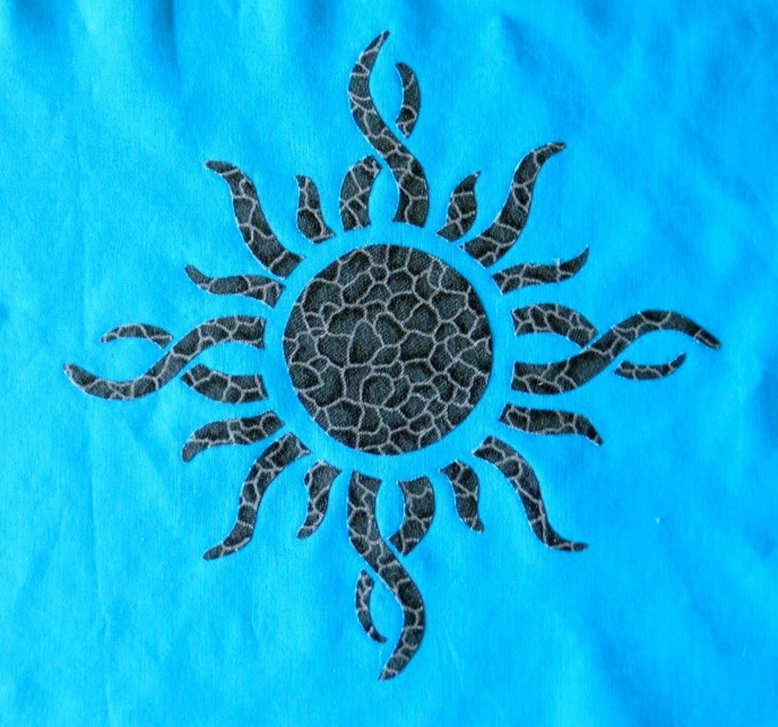 Celtic Sun Quilt Applique Pattern Design easy - Etsy UK