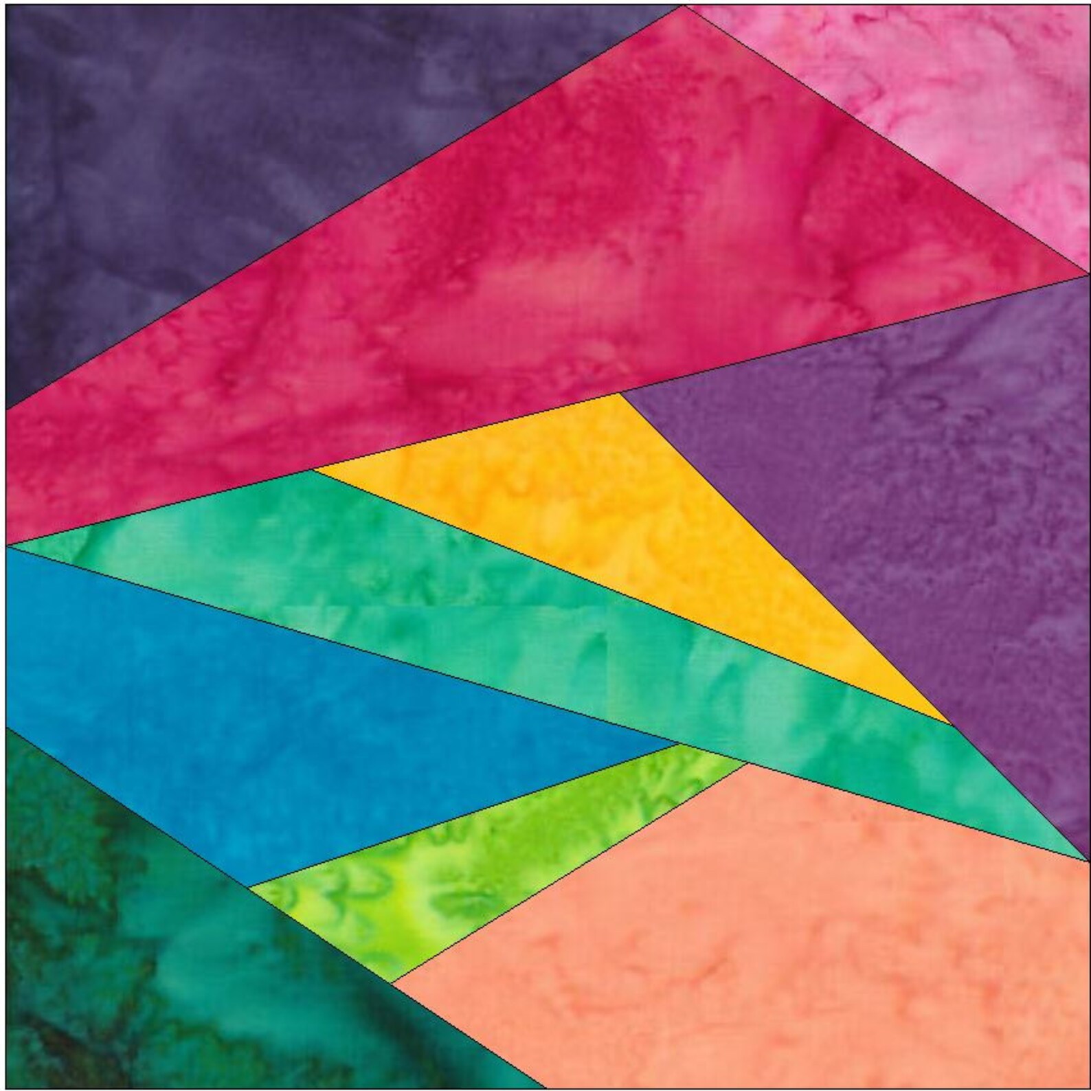 Crazy Patch Quilt 27 Paper Foundation Piece Quilting Block | Etsy