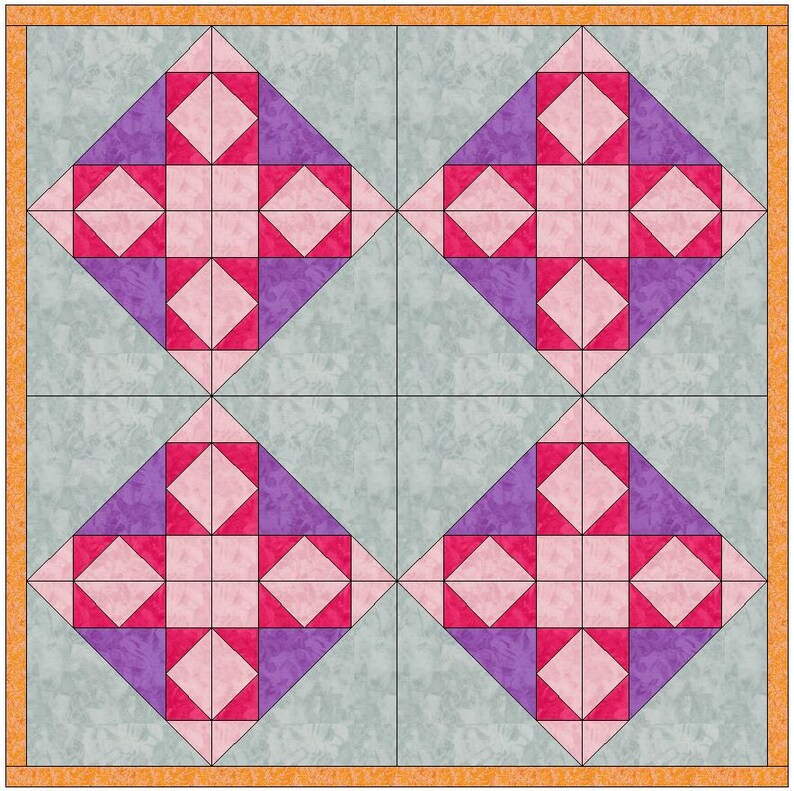 Half Variable Star Quilt Templates Quilting Block Pattern PDF - Etsy