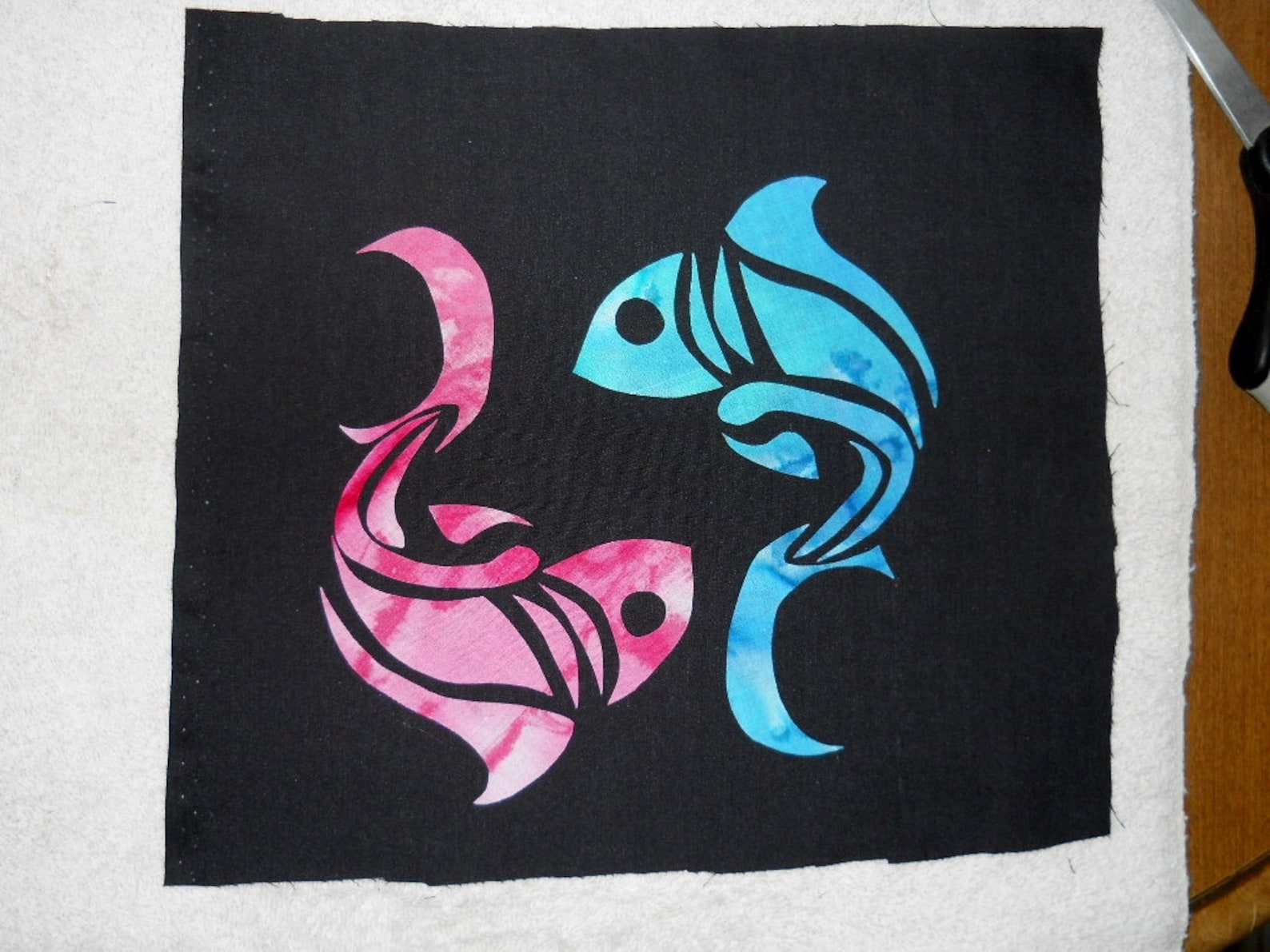 Easy Beautiful Pisces Yin Yang Fish Quilt Applique Pattern Design - Etsy