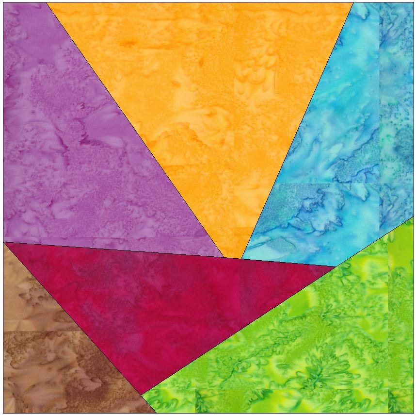 Crazy Patch Quilt Set 8 Paper Foundation Piecing Quilting 4 | Etsy