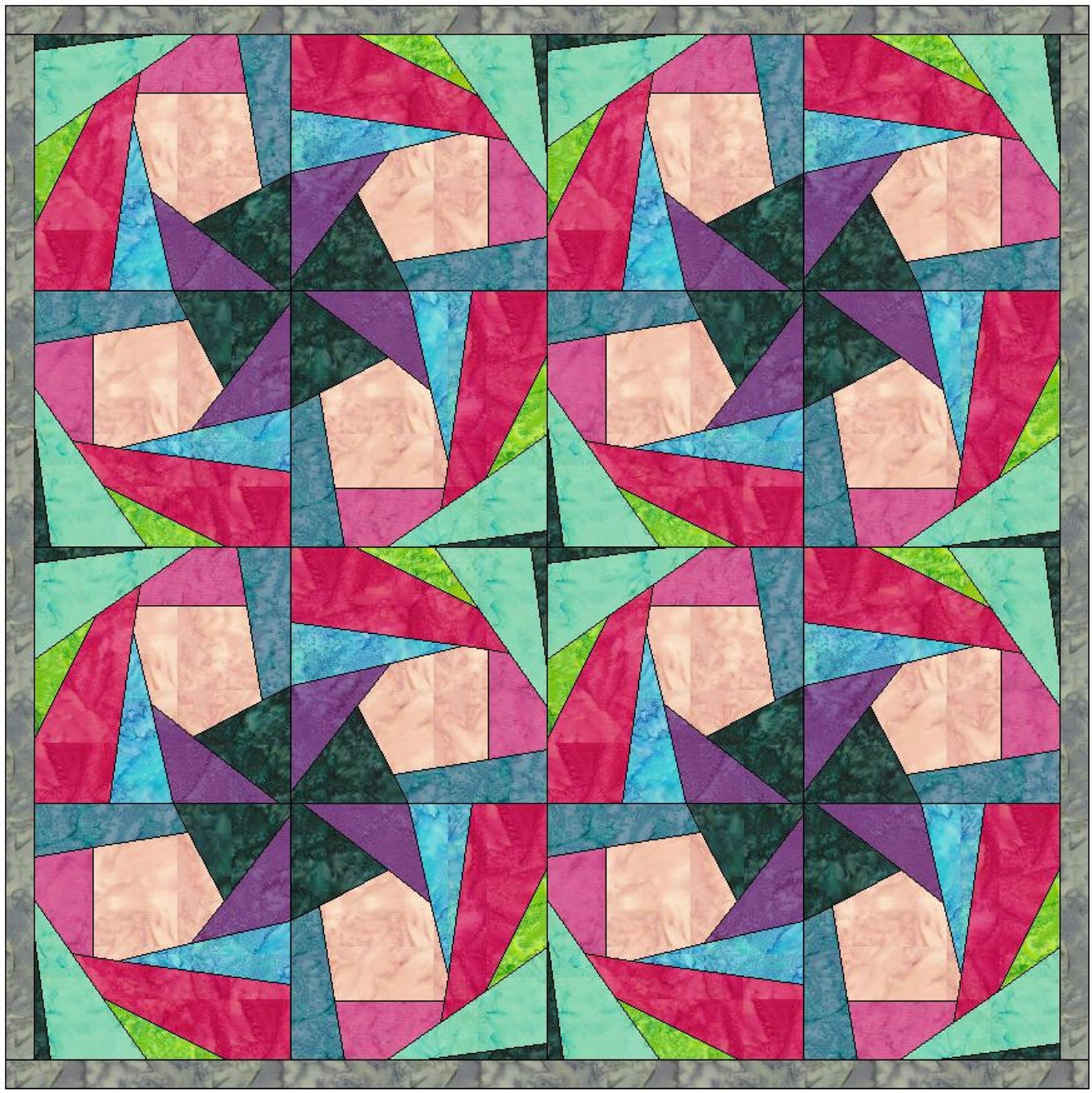 Crazy Patch 16 Quilt Paper Piecing Foundation Piecing Quilting | Etsy