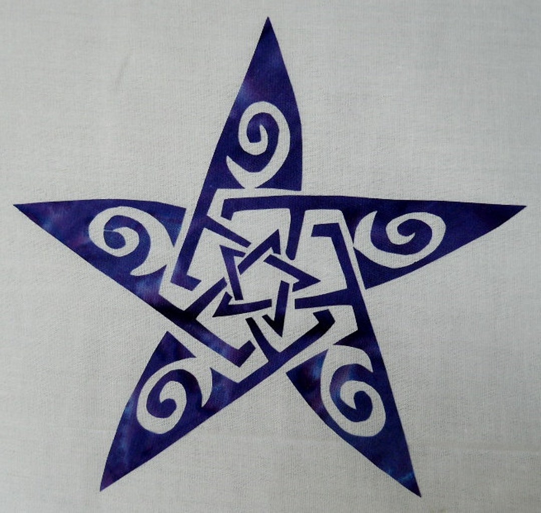Easy Celtic Star Knot 2 Quilt Applique Pattern Design - Etsy