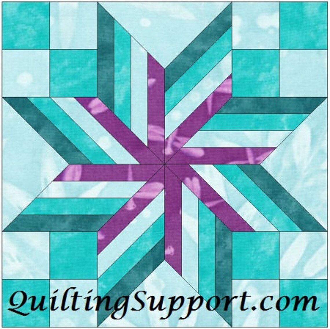 Star Quilt Set of 4 Template Quilting Block Patterns Set 5 PDF - Etsy