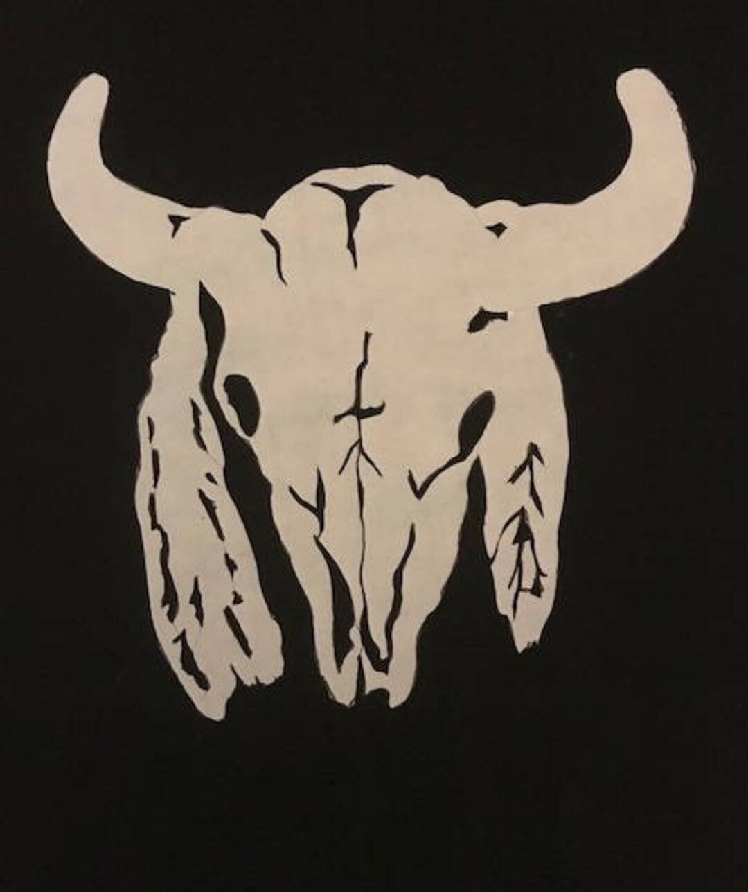Buffalo Skull Quilt Applique Pattern Design - Etsy