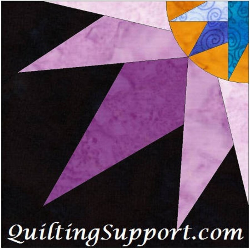 HC Quarter Stars Quilt Set 1 10 Inch Paper Foundation - Etsy