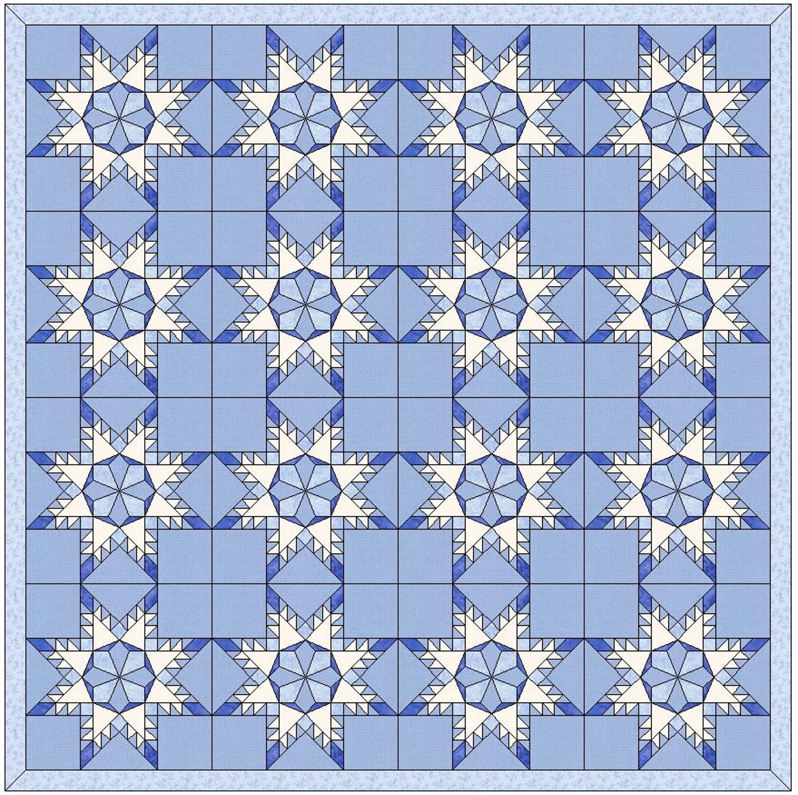 Snowflake Star Template Quilting Block Pattern - Etsy Canada