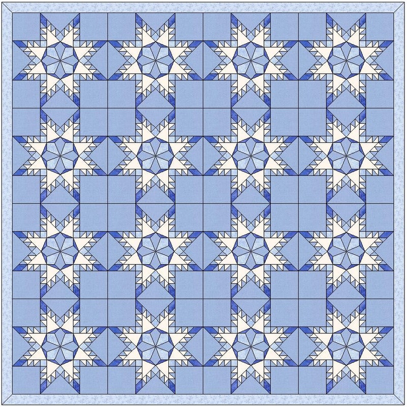 Snowflake Quilt - Etsy