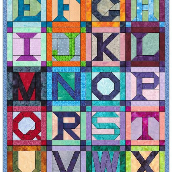 Alphabet Quilt - Etsy