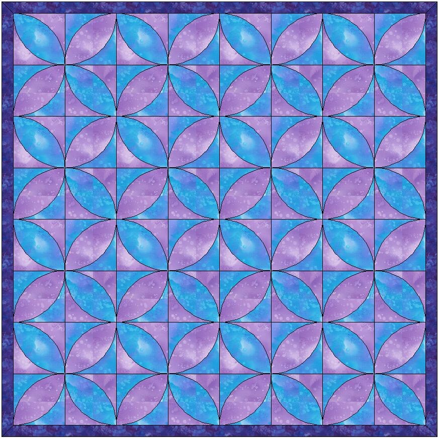 Flower Petals Quilt Template Quilting Block Pattern PDF - Etsy