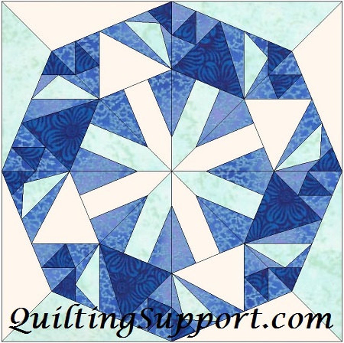 Snowflake Quilt Template Quilting Block Patterns Set of 4 Set - Etsy
