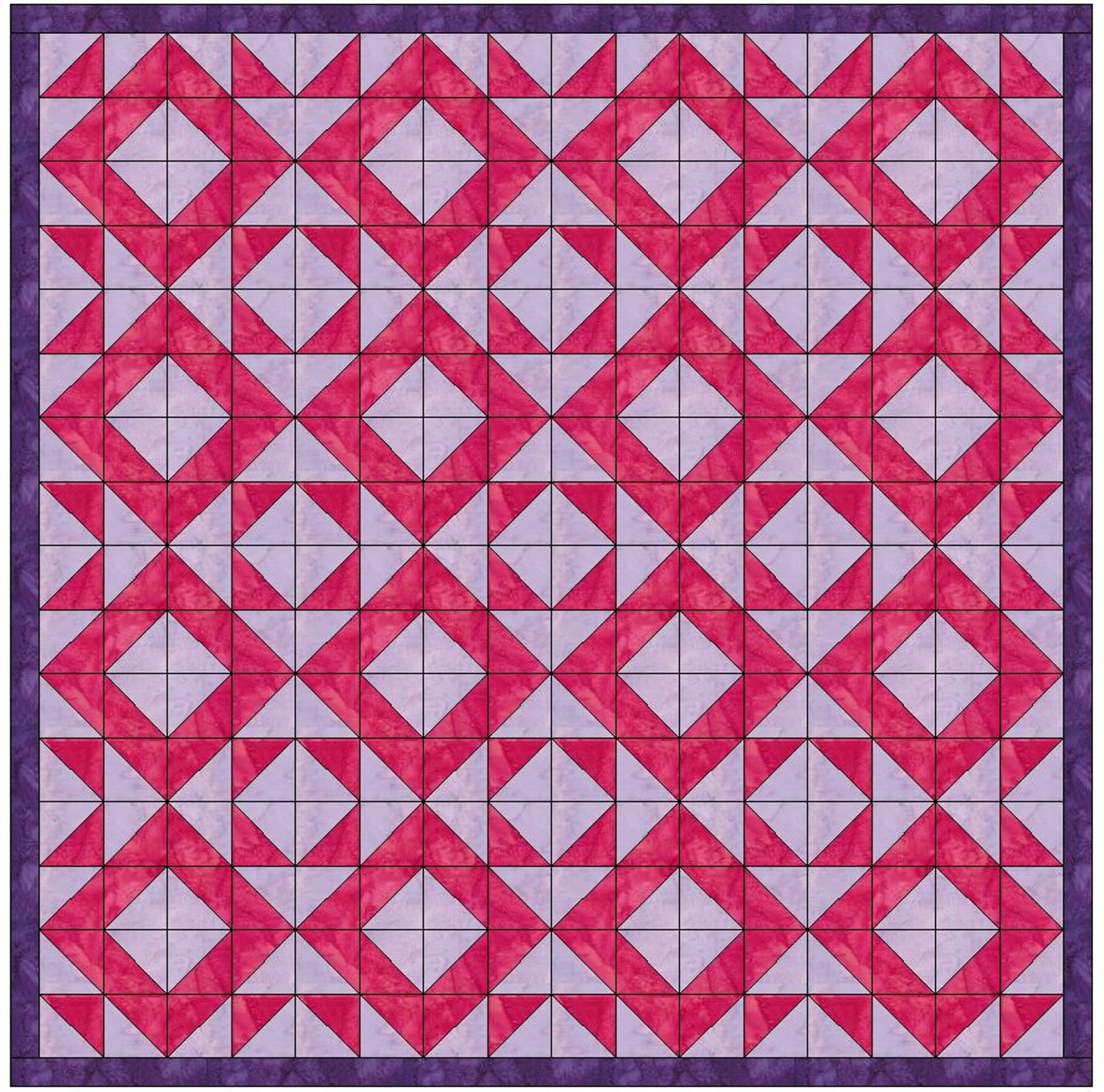 Mosaic 21 Quilt Paper Foundation Quilting Block Pattern - Etsy