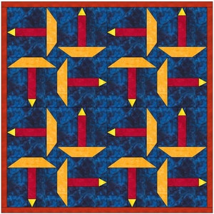 Candle Quilt Paper Piece Foundation Quilting Block Pattern PDF - Etsy
