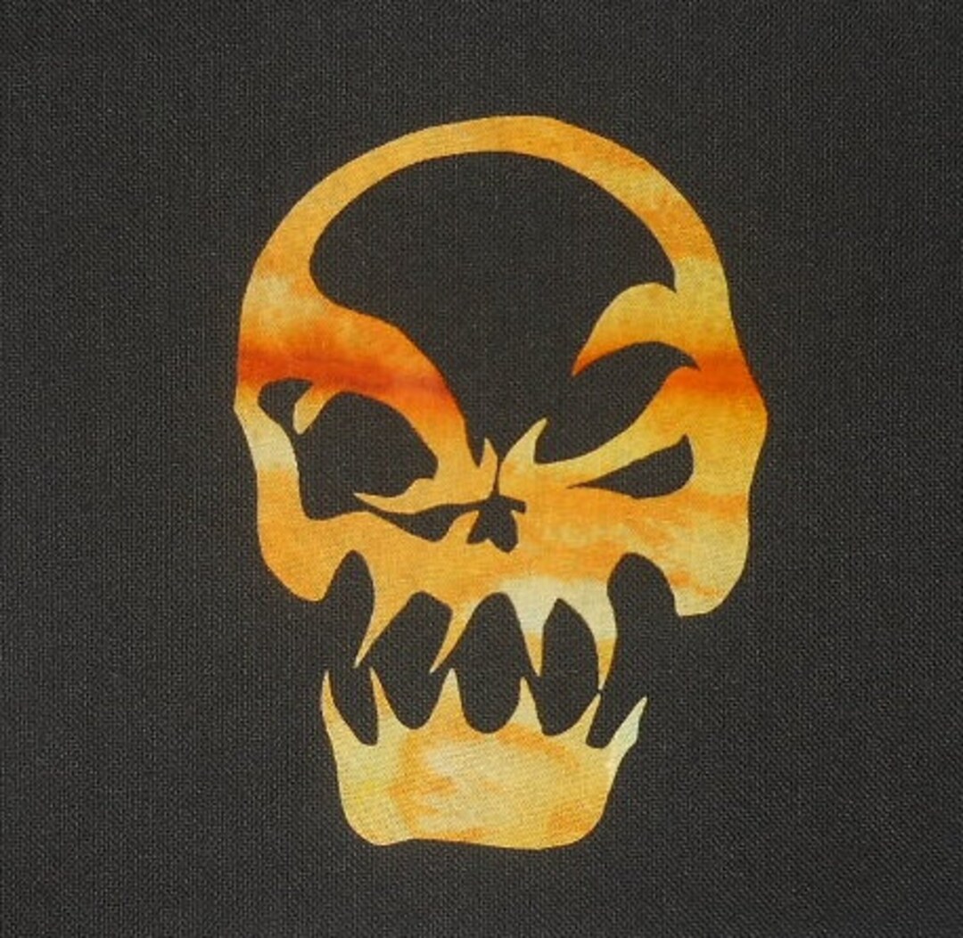 Freaky Skull Quilt Applique Pattern Design - Etsy
