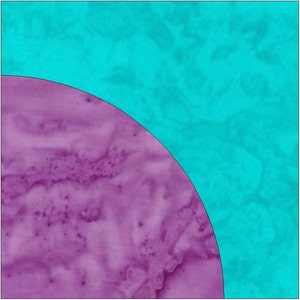 Drunkard's Path Quilt 10 Inch Block Templates Quilting Block Pattern ...