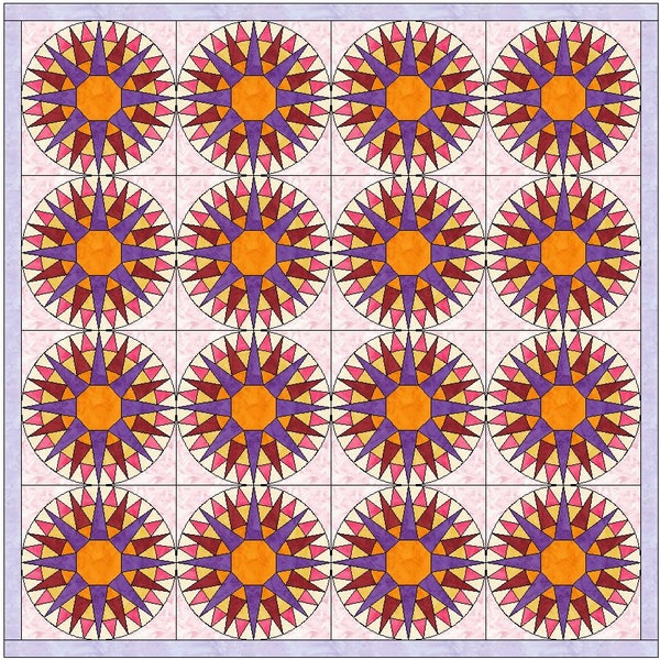 Rising Star Quilt Pattern - Etsy