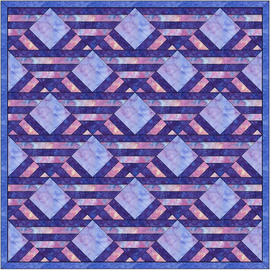 Strip Heart 3 Quilt Paper Piece Foundation Quilting Block | Etsy