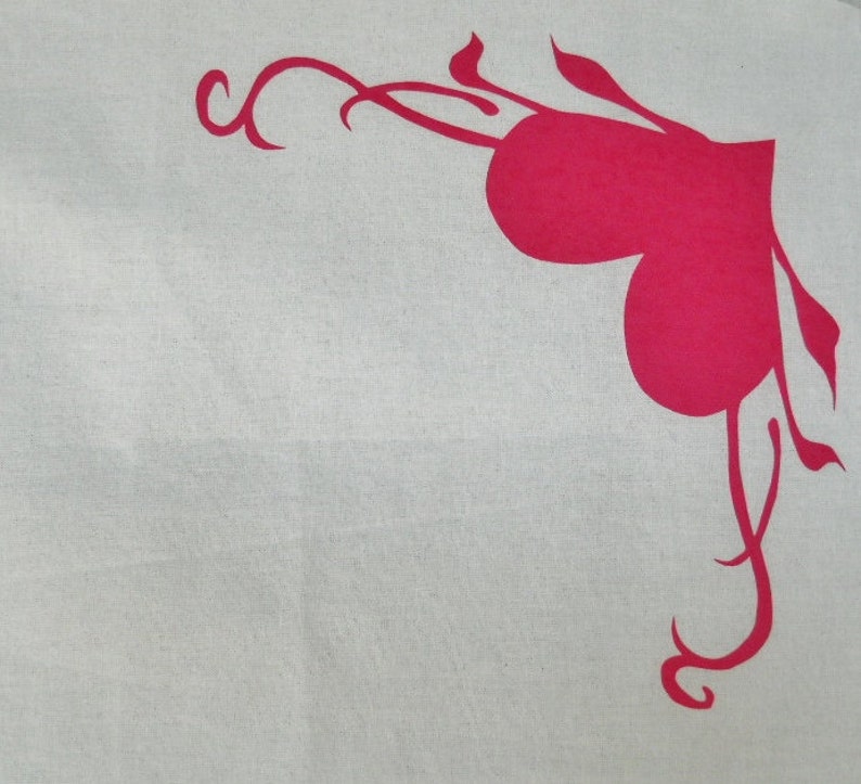 Corner Heart Quilt Applique Pattern Design | Etsy