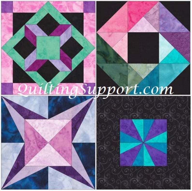 HC Quilt Block Set of 4 15 Inch Template Quilting Block - Etsy